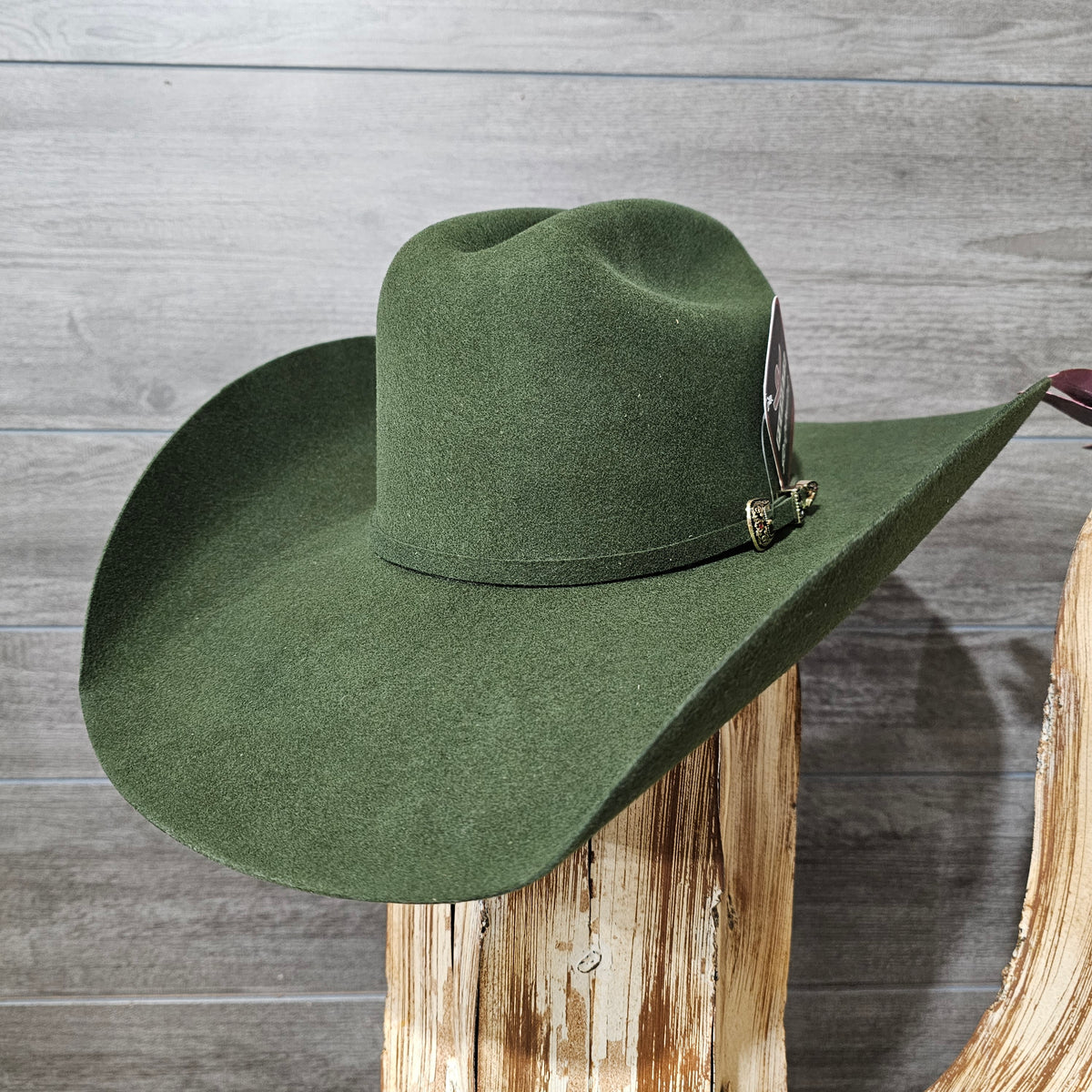 Prohats Olive Green Fur Felt Cowboy Hat – Heck Of A Lope