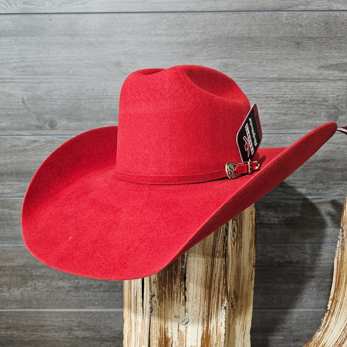 Prohats Stampede Red Fur Felt Cowboy Hat – Heck Of A Lope
