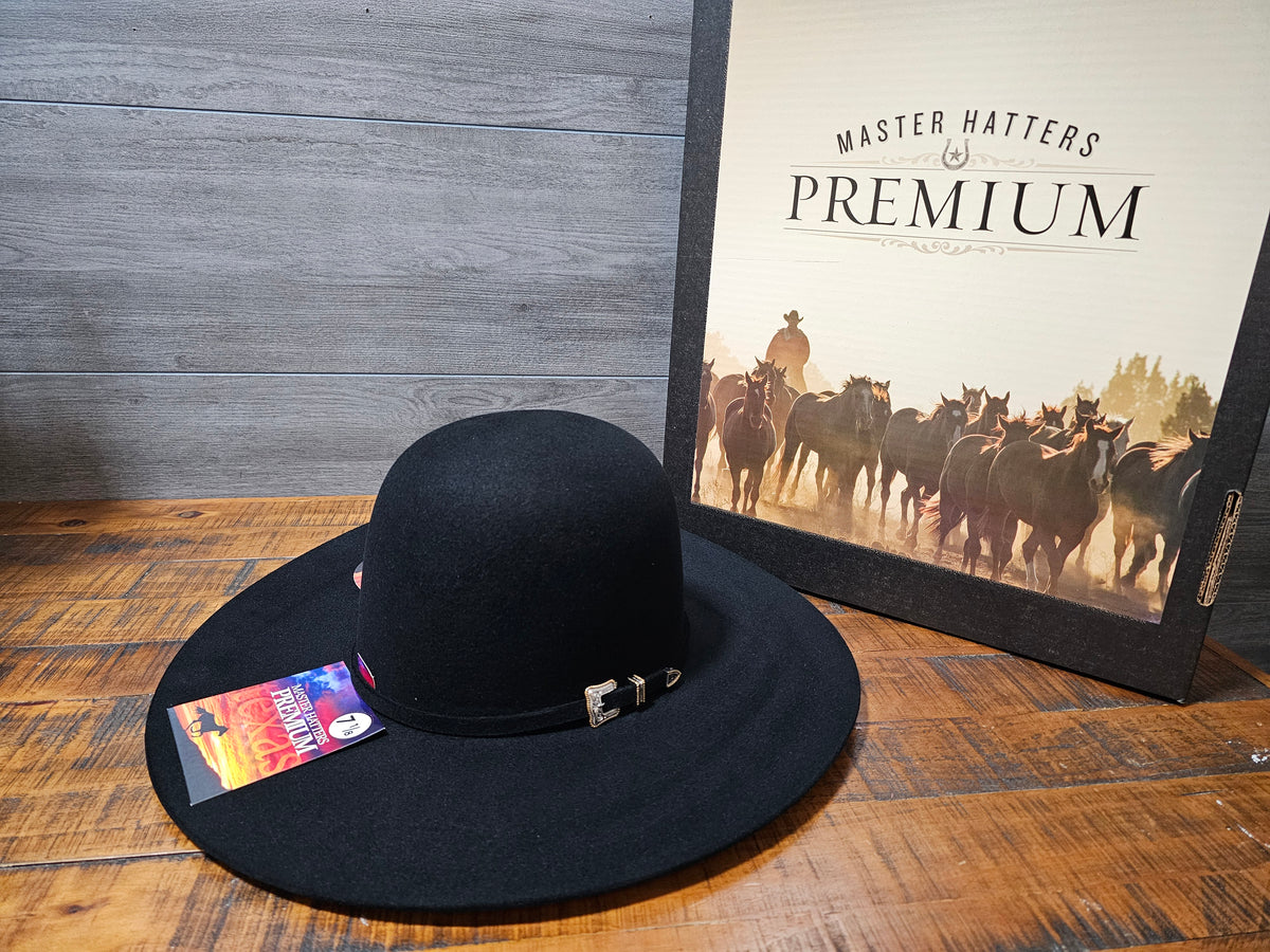 Master Hatters Black 7x Felt Hat – Heck Of A Lope